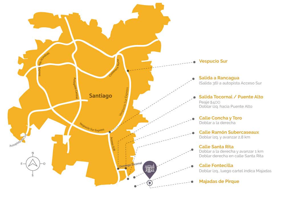 Contacto » Las Majadas de Pirque